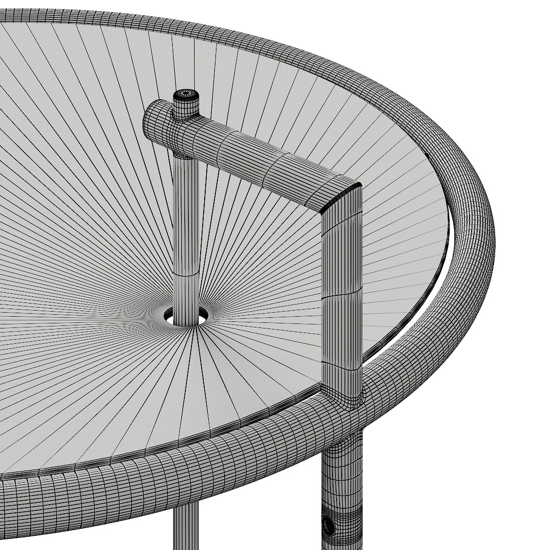 3D Model Table Design E 1027 - TurboSquid 1494374