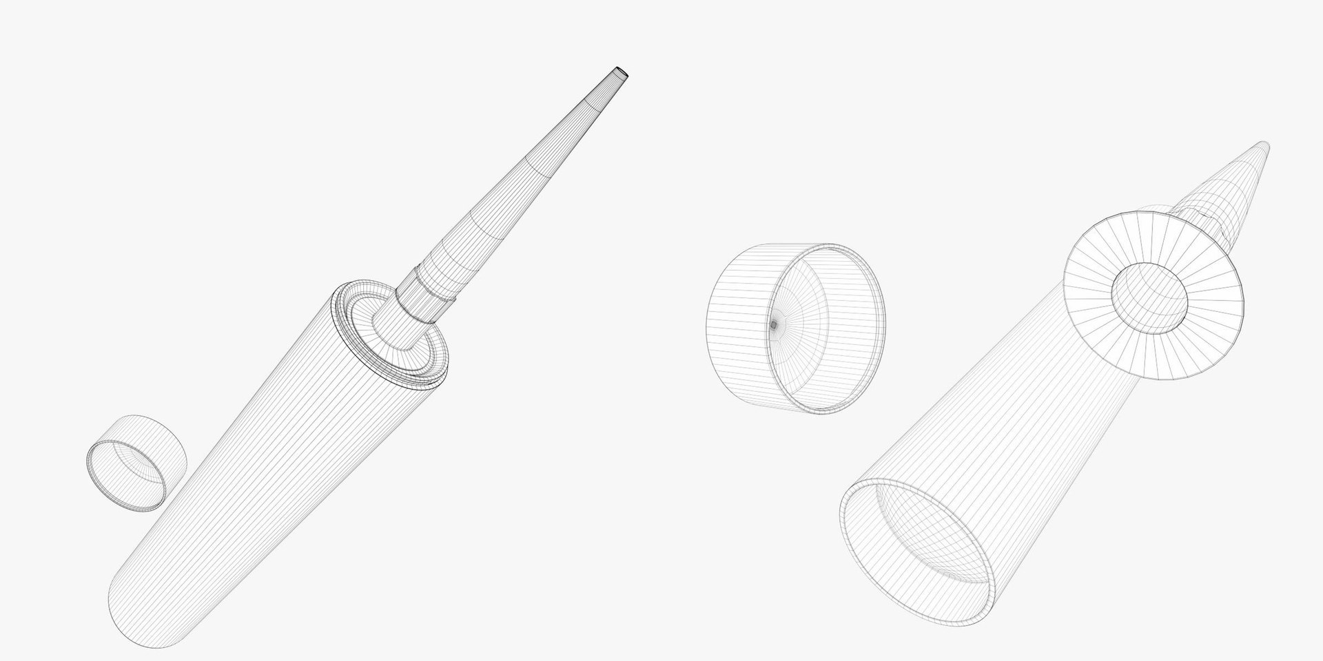 3D Silicone Sealant Cartridge - TurboSquid 2199644