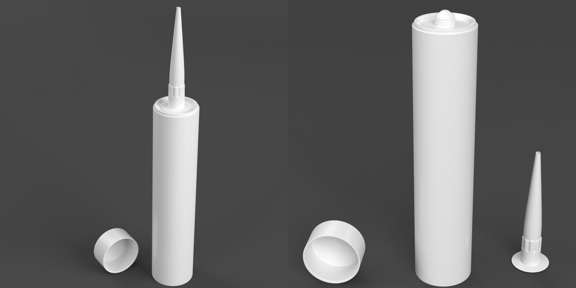 3D Silicone Sealant Cartridge - TurboSquid 2199644