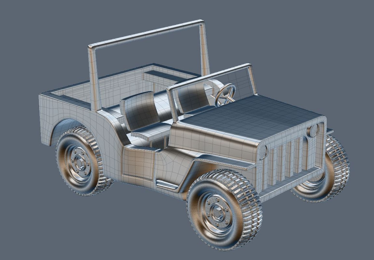 3D model jeep car - TurboSquid 1374025