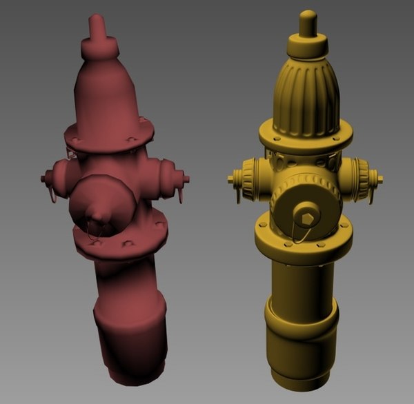 3D hydrant - TurboSquid 1680661