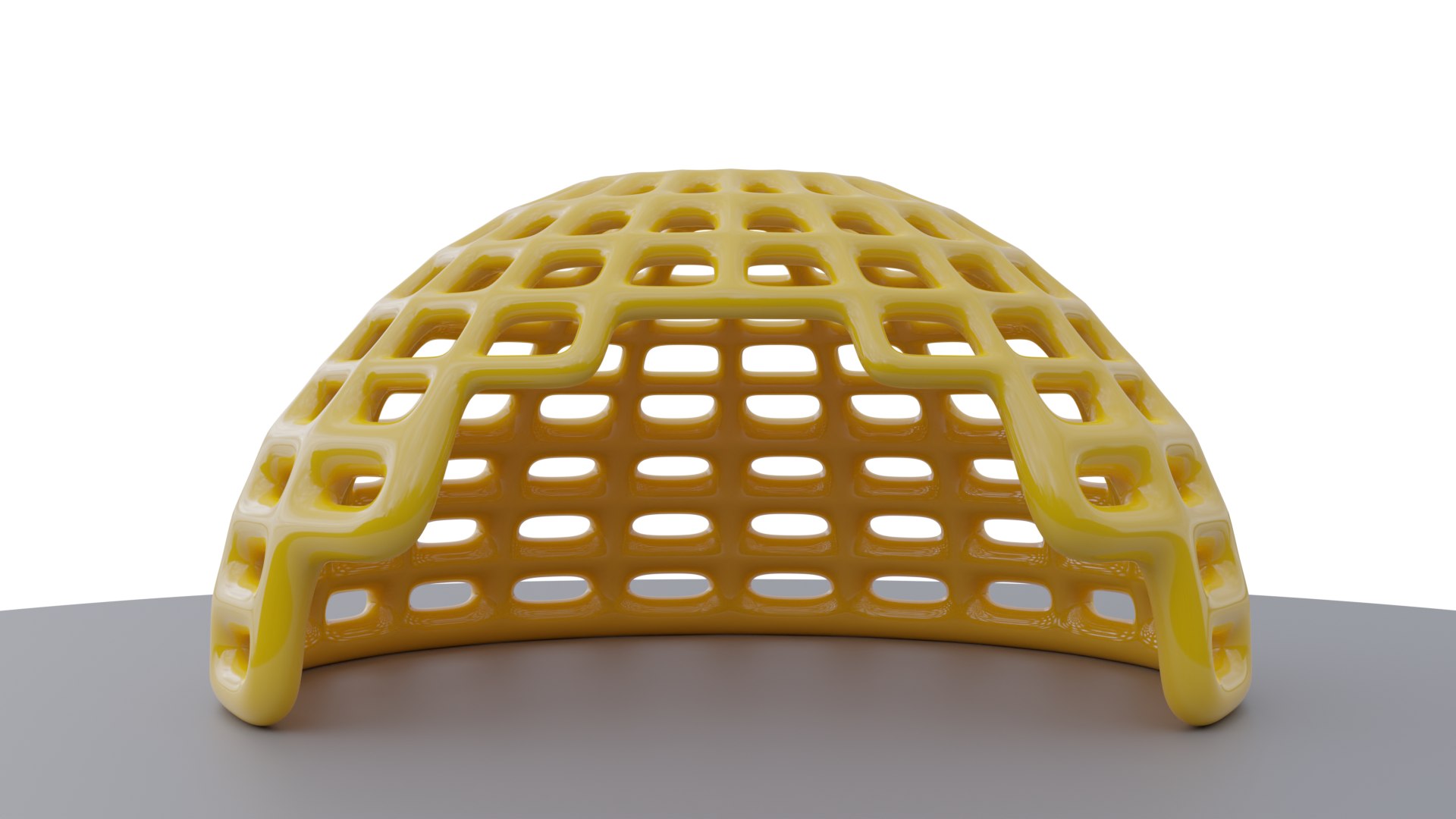 Dome Shell Cage 02 Rectangular Model - TurboSquid 2254968