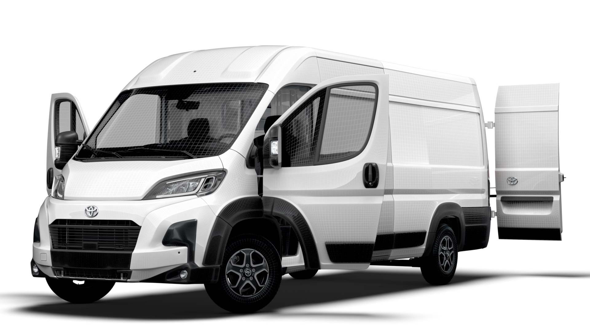 Toyota ProAce Electric Max Van L4H2 HQ Interior 2025 3D Model ...