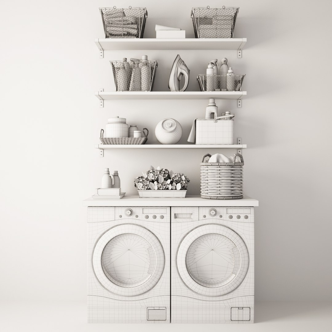 3D Laundry - TurboSquid 1164552