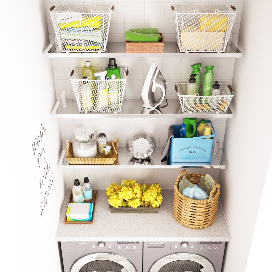 3D Laundry - TurboSquid 1164552