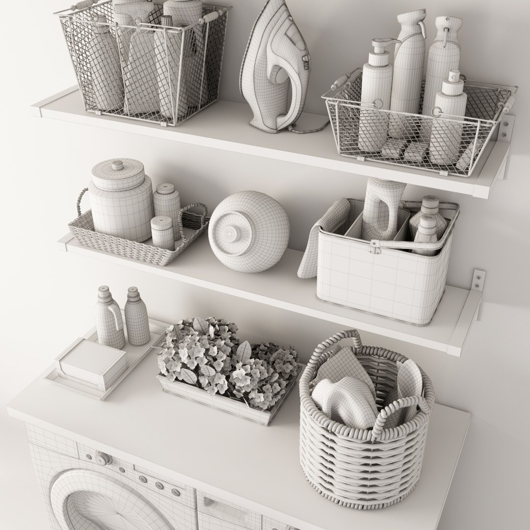 3D Laundry - TurboSquid 1164552