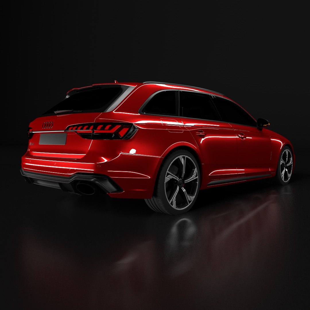 3D Audi RS4 Avant - TurboSquid 2299010