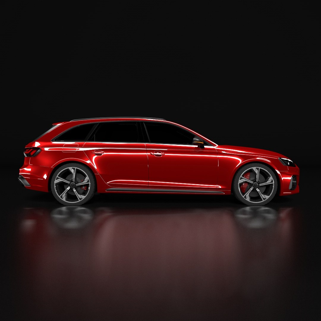 3D Audi RS4 Avant - TurboSquid 2299010