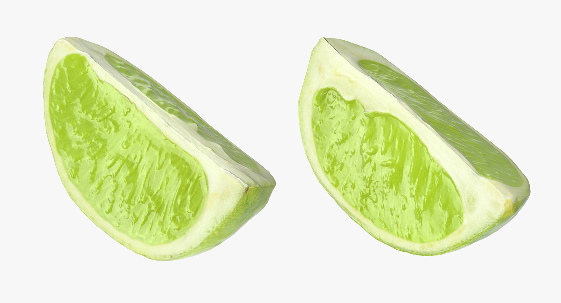 Lime Quarter 3D Model - TurboSquid 1183990