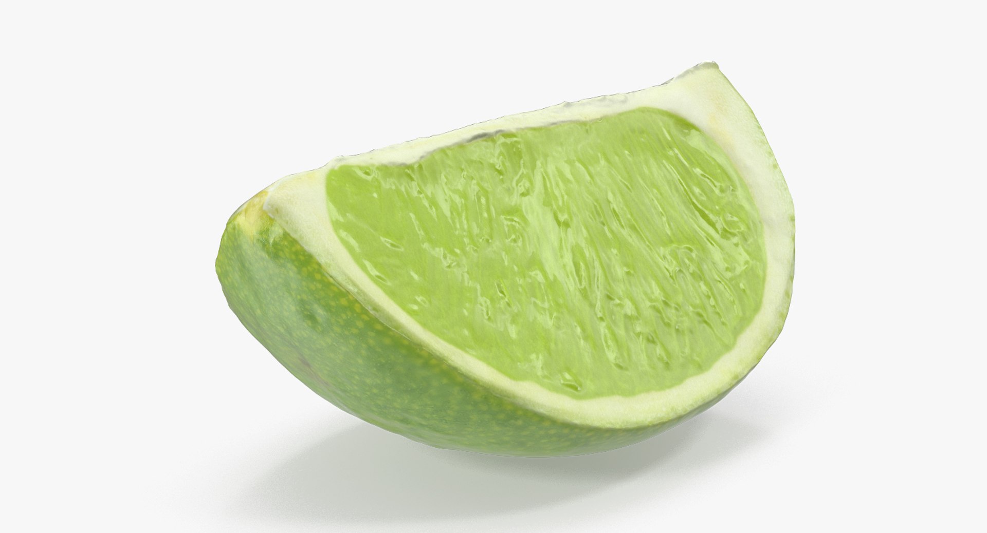 Lime Quarter 3D Model - TurboSquid 1183990