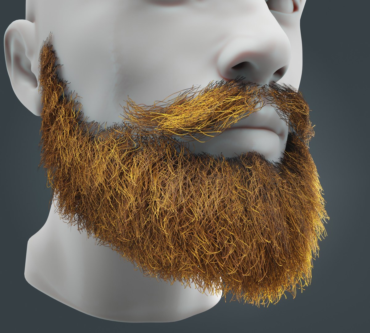 3D Beard RealTime 18 Version 2 - TurboSquid 1892392