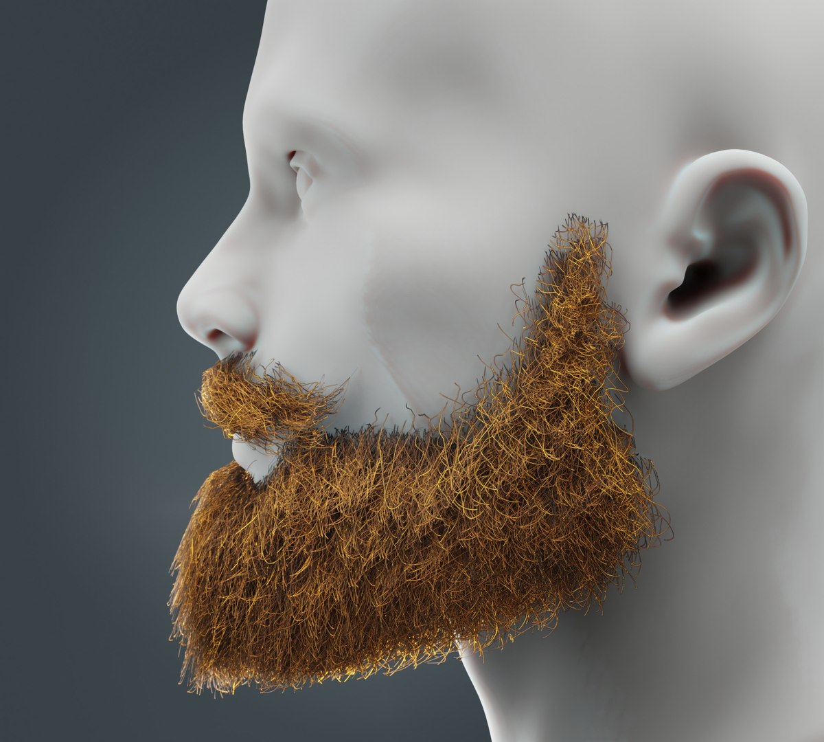 3D Beard RealTime 18 Version 2 - TurboSquid 1892392