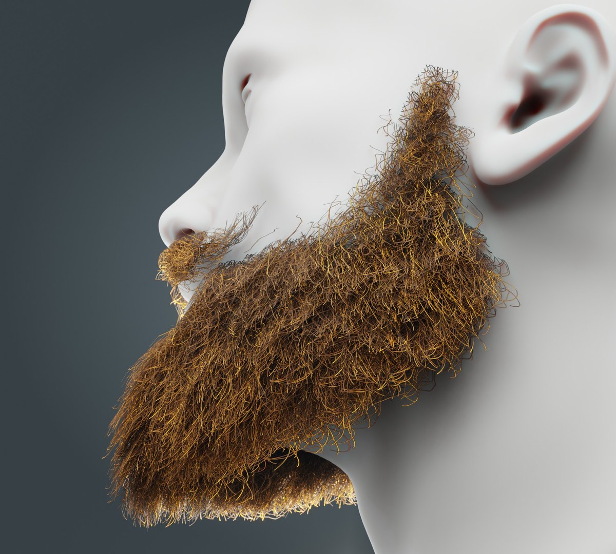 3D Beard RealTime 18 Version 2 - TurboSquid 1892392