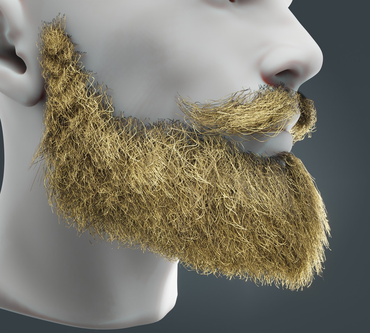3D Beard RealTime 18 Version 2 - TurboSquid 1892392