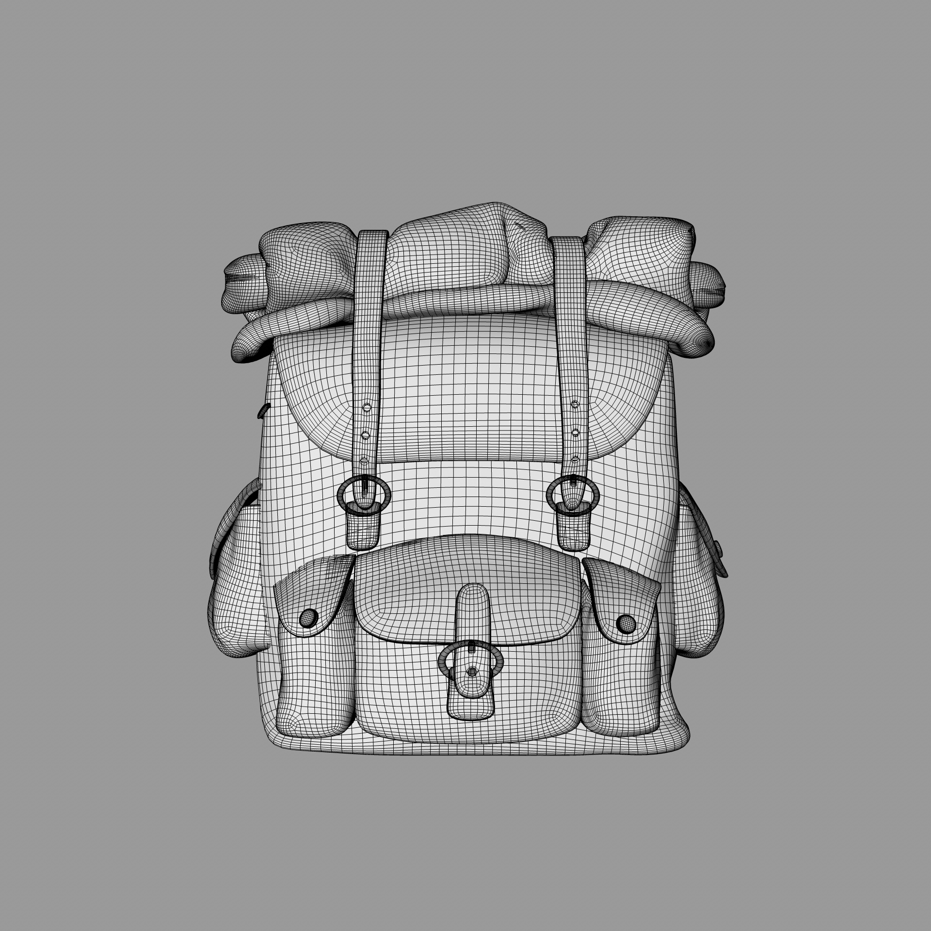 3D model Vintage Travel Adventure Backpack - TurboSquid 1872364