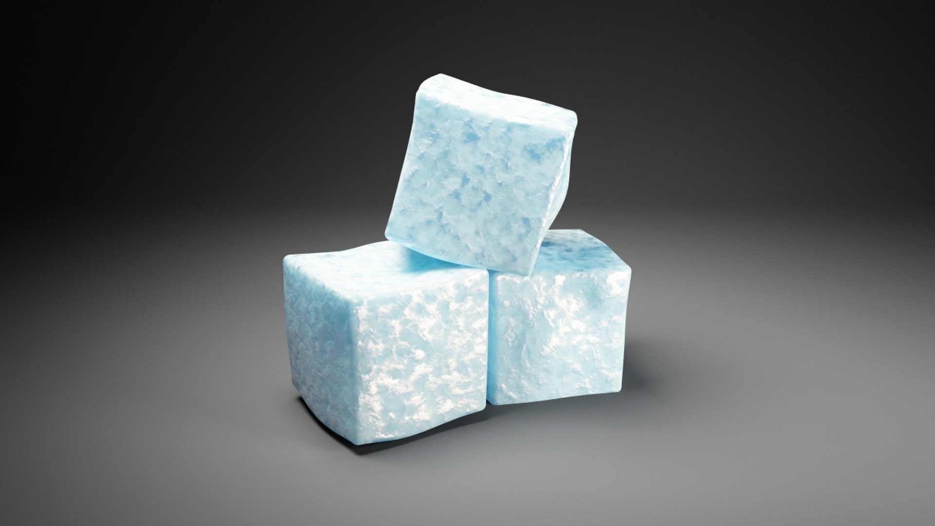 3d ice cubes