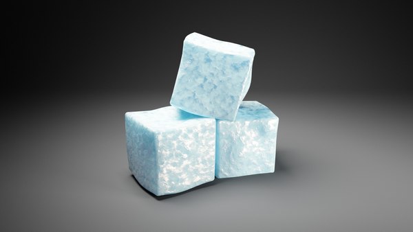 3d ice cubes