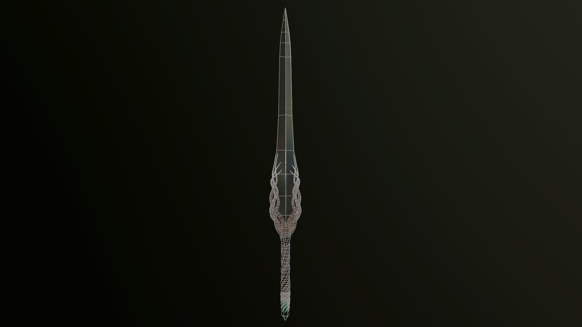 Low-Poly Model Sword Roots 3D - TurboSquid 1749986