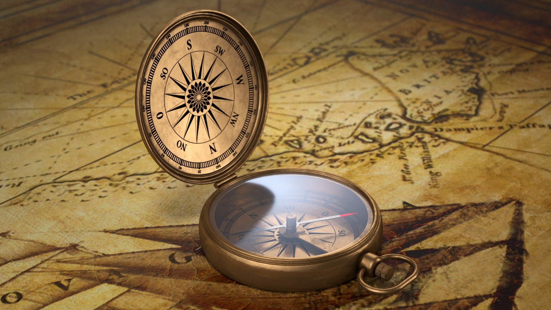 Compass 8K PBR Textures 3D model - TurboSquid 1932193