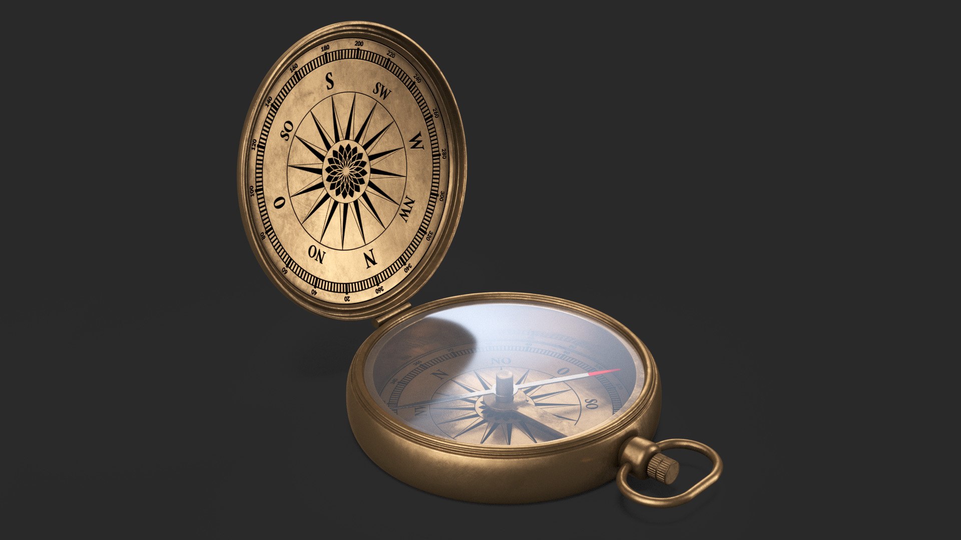 Compass 8K PBR Textures 3D Model - TurboSquid 1932193