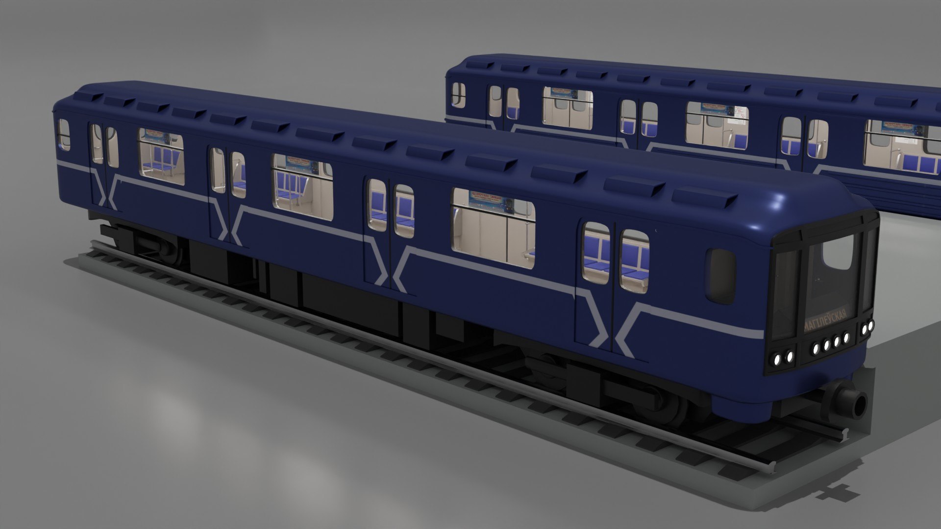 Minsk Subway 3D Model - TurboSquid 1966909