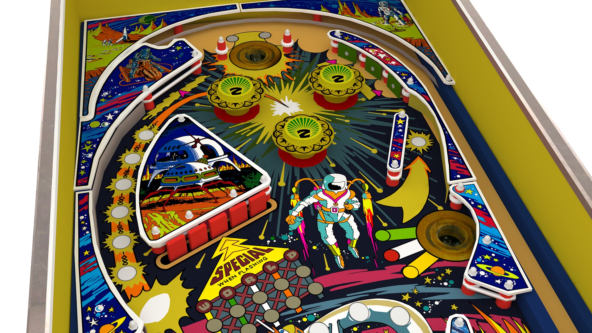 Future World Pinball Zaccaria 3D Model - TurboSquid 1451234