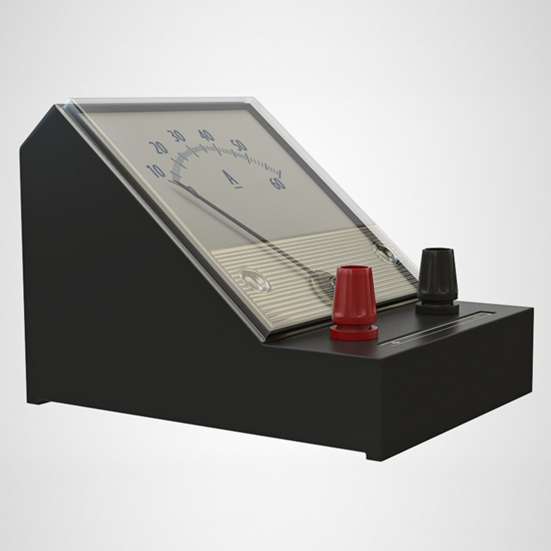 3d Model Ammeter Meter