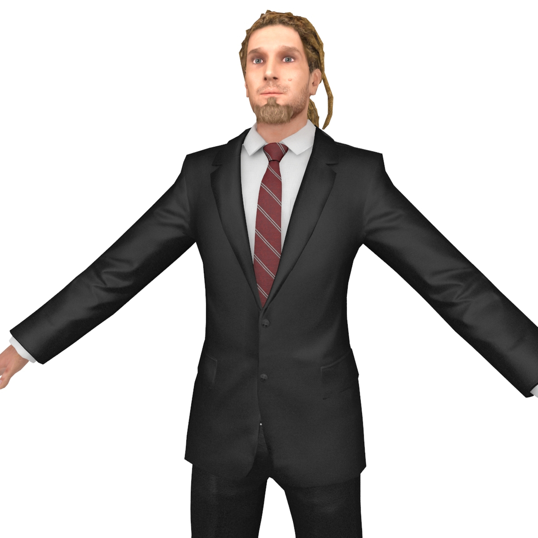 New age businessman 3D model - TurboSquid 1281194