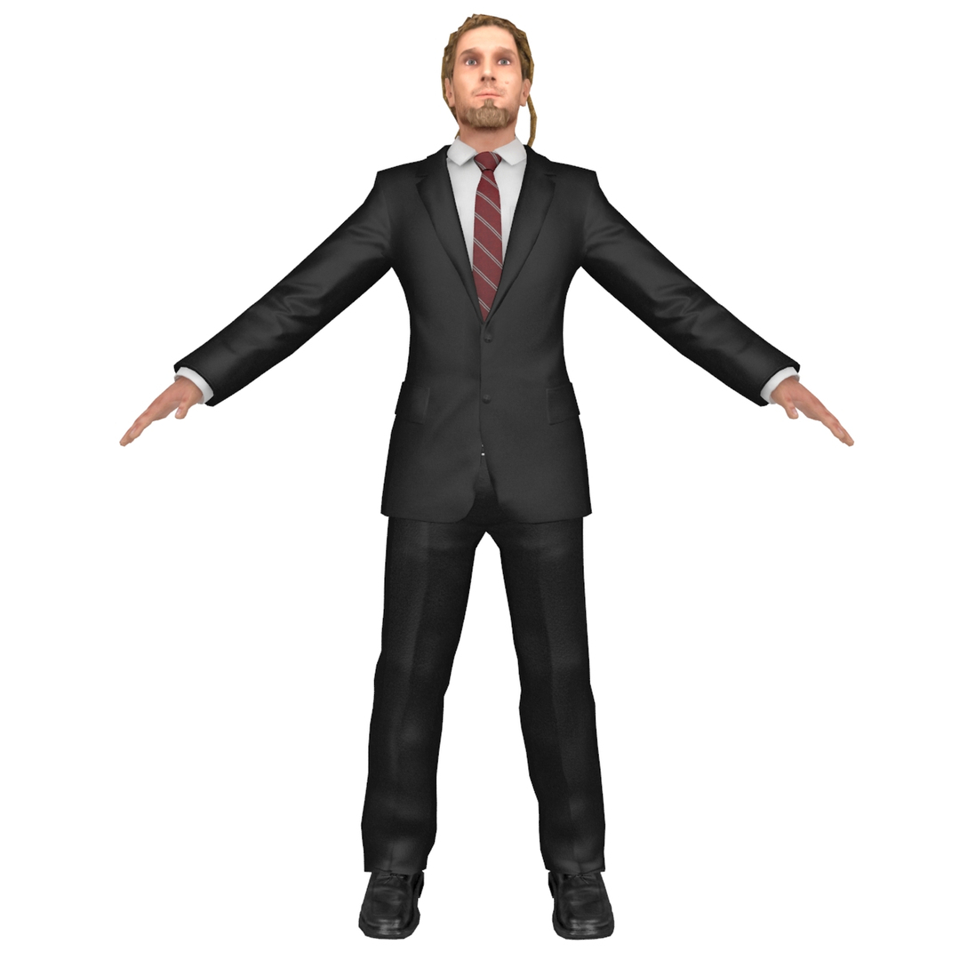 New age businessman 3D model - TurboSquid 1281194