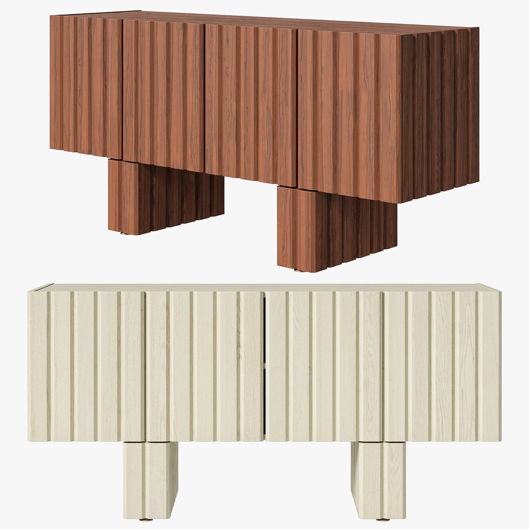 CB2 Sideboard Chest Of Drawers Moab 3D Model - TurboSquid 2254360
