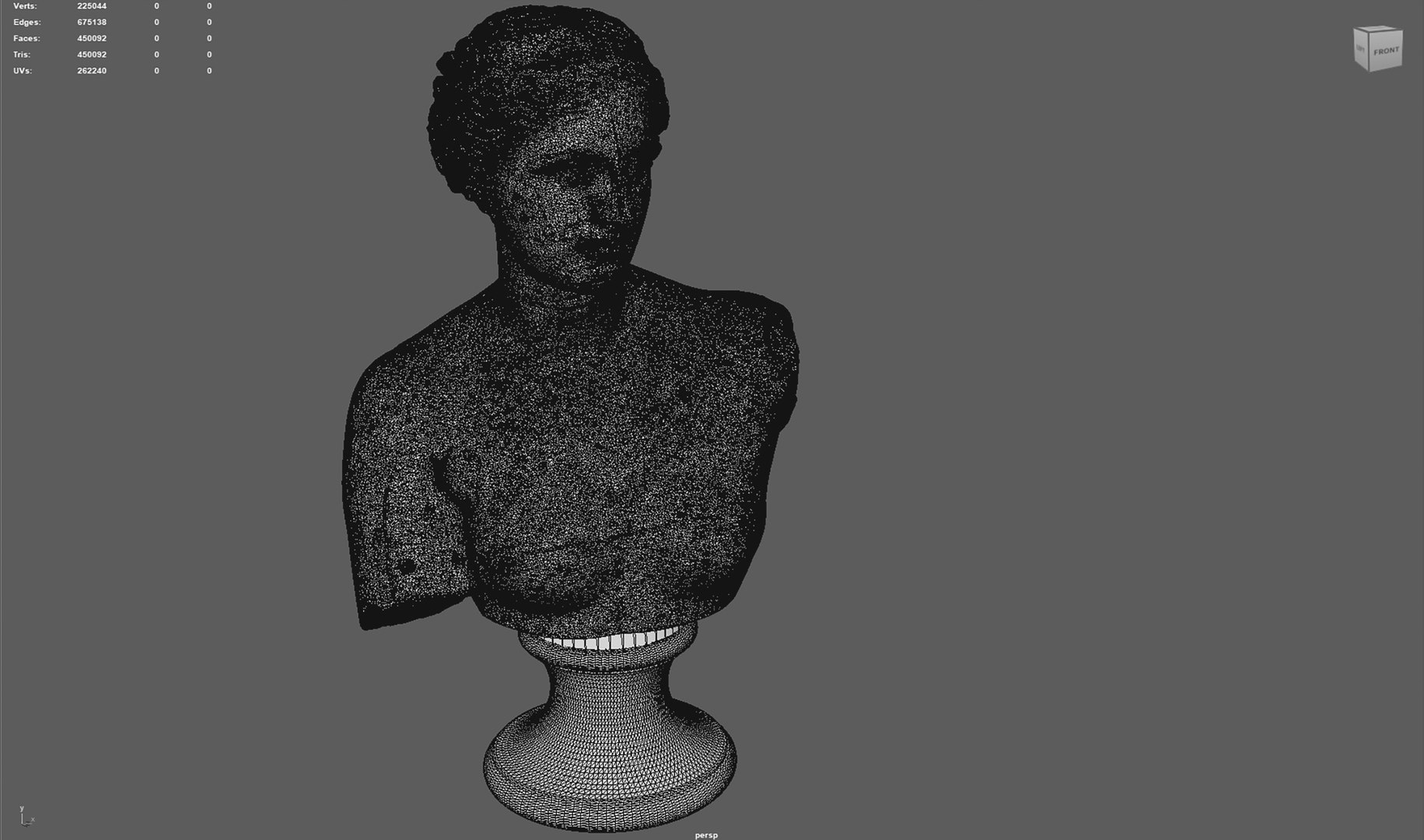 Venus De Milo Bust Classical Marble Sculpture 3D Model - TurboSquid 2392683