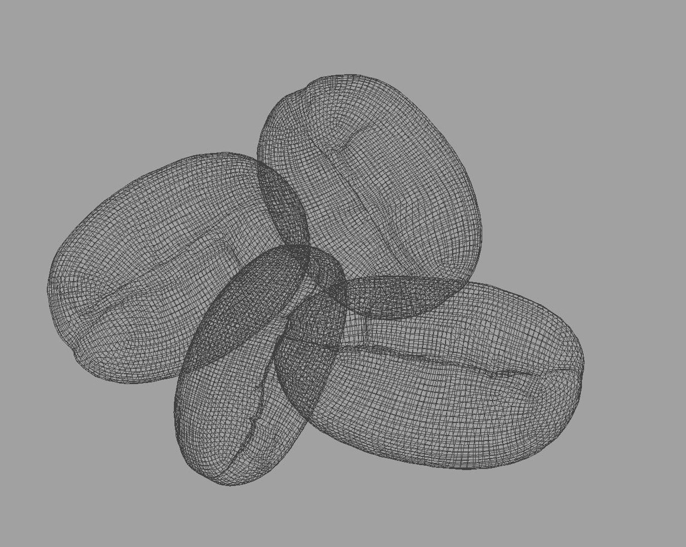 3d Model Coffee Bean