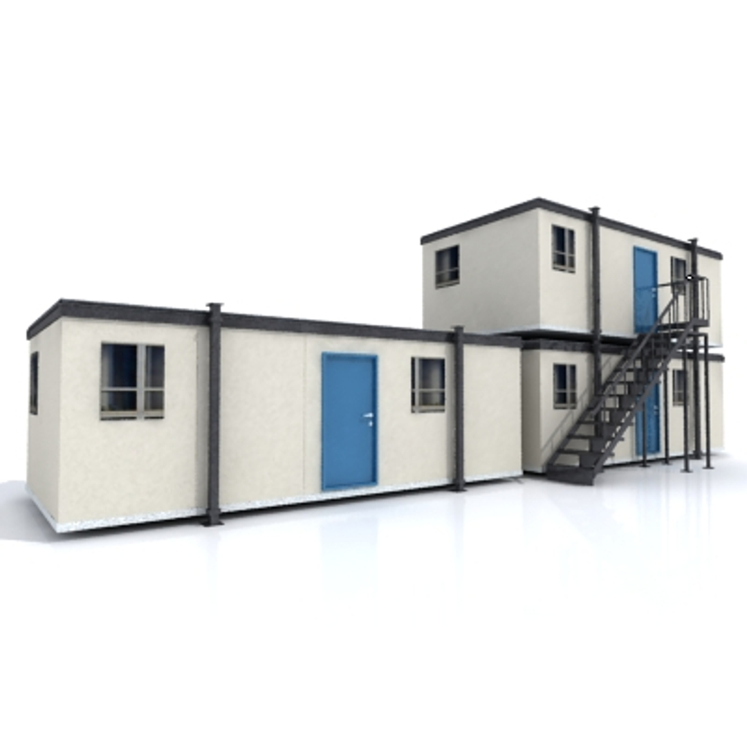 3d model portacabin cabin