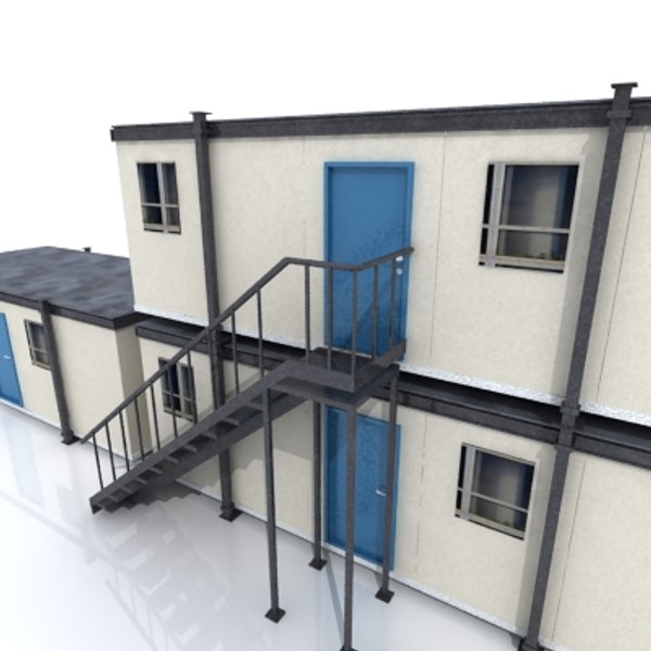 3d model portacabin cabin