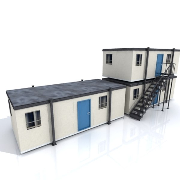 3d model portacabin cabin