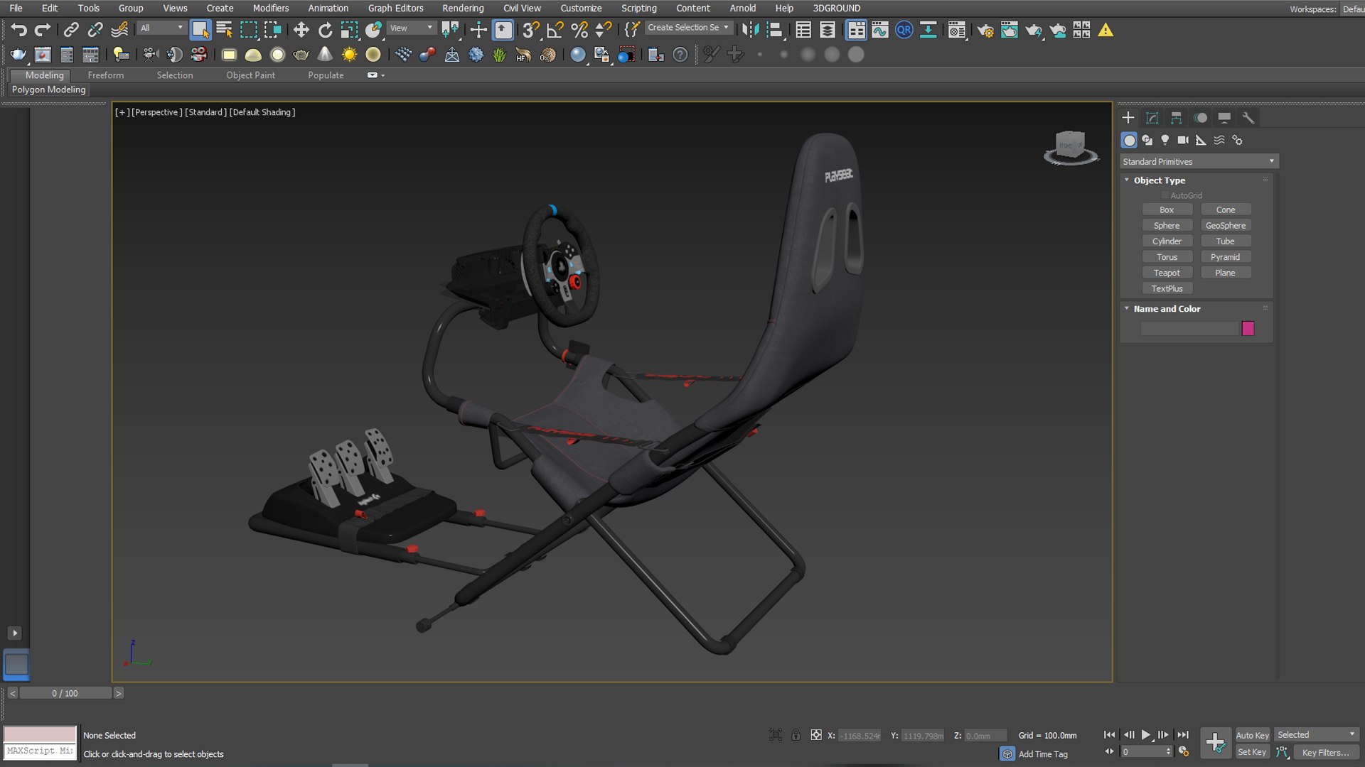 3D Playseat Challenge ActiFit Racing Simulator Seat Model - TurboSquid ...
