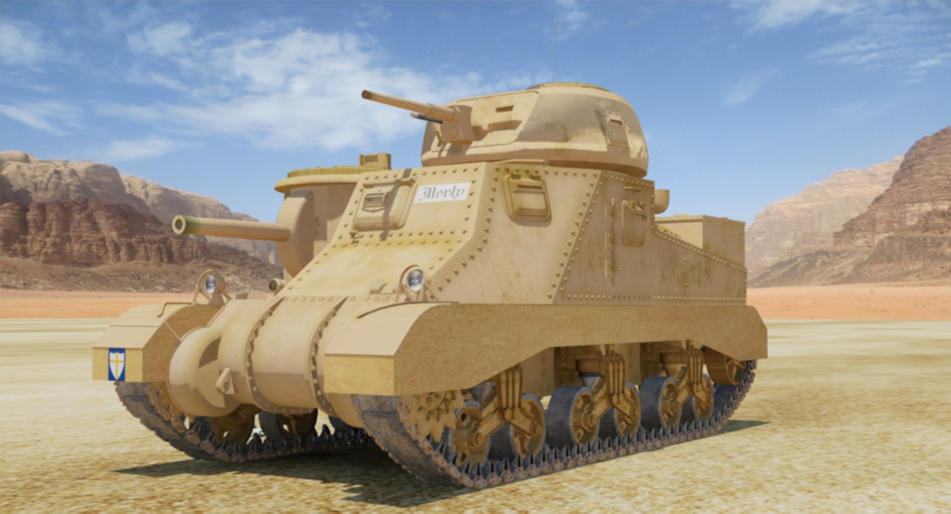 M3 grant markings montgomery 3D - TurboSquid 1445706