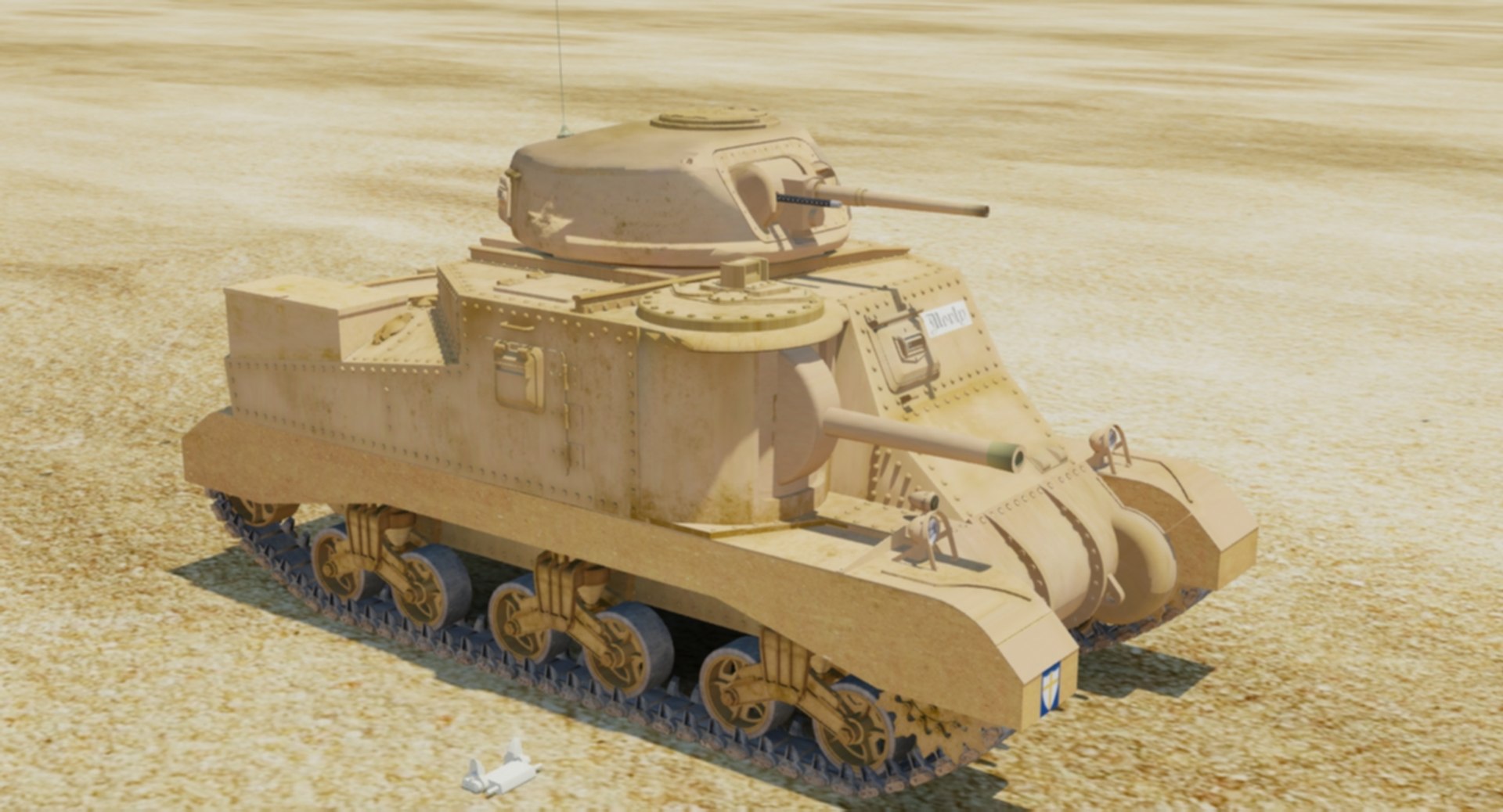 M3 Grant Markings Montgomery 3D - TurboSquid 1445706