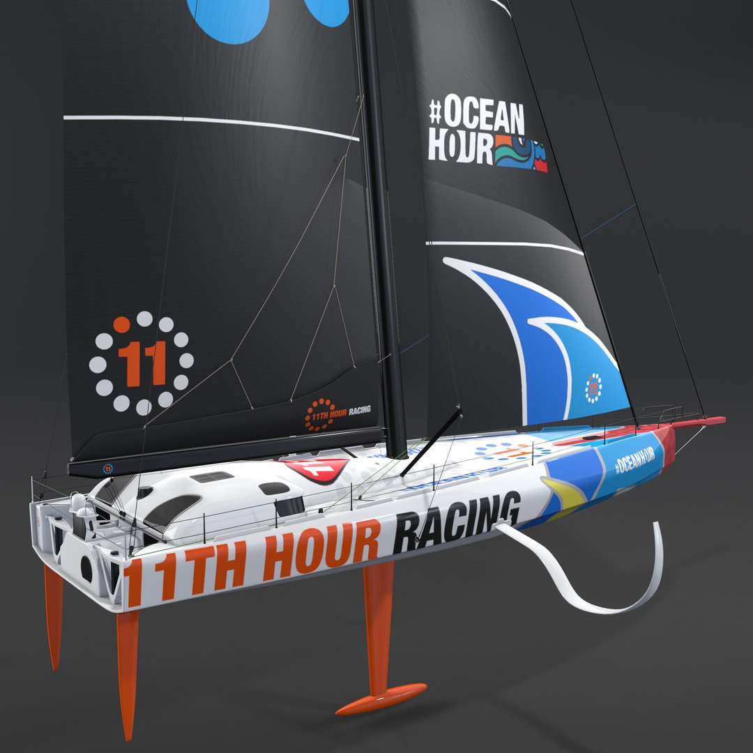 11th Hour Racing IMOCA 60 3D Model - TurboSquid 2032424