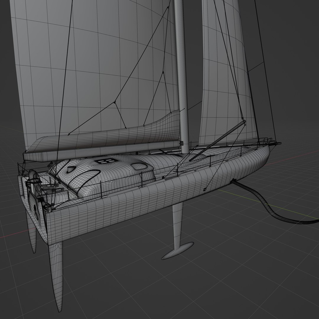 11th Hour Racing IMOCA 60 3D Model - TurboSquid 2032424