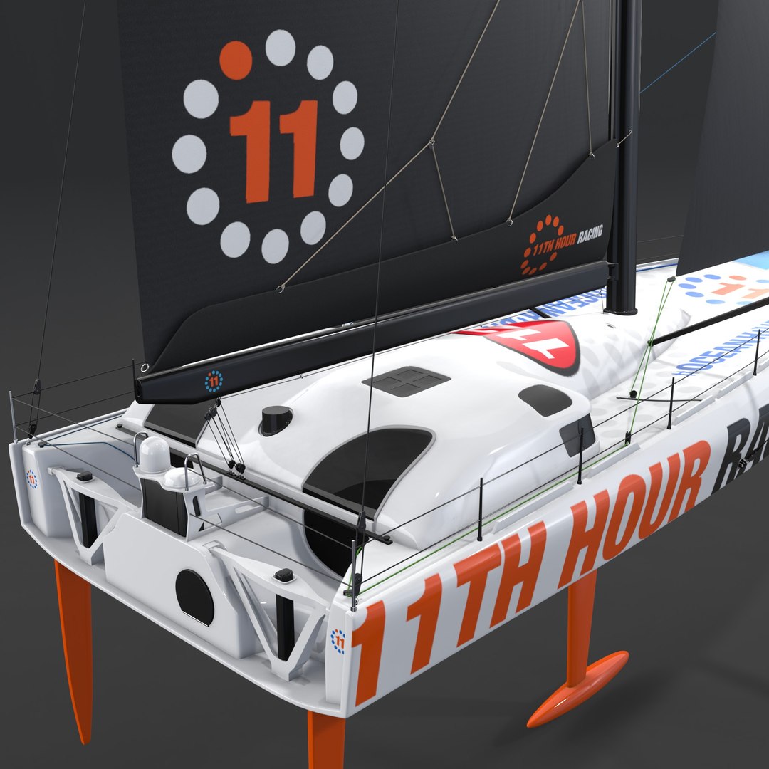 11th Hour Racing IMOCA 60 3D Model - TurboSquid 2032424