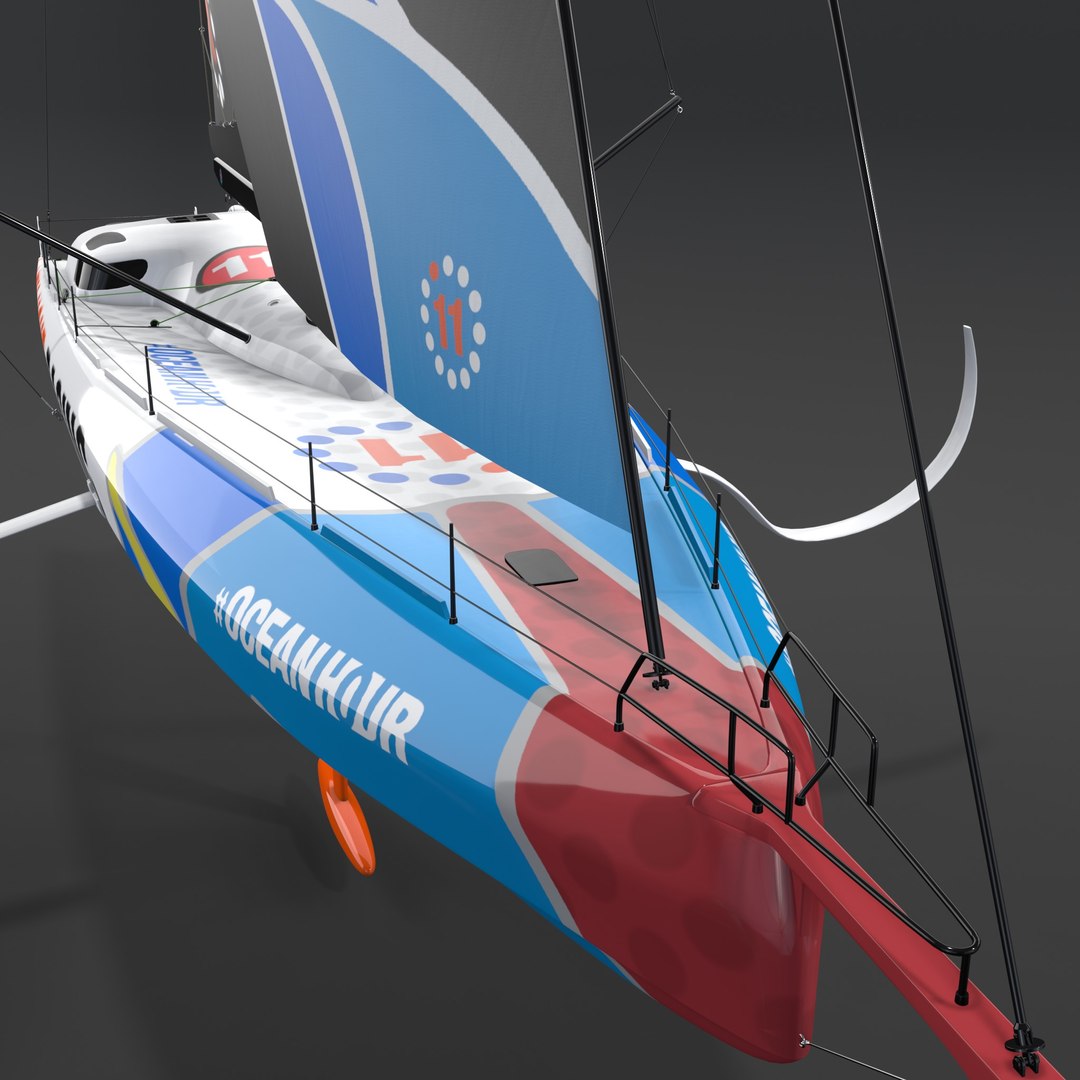 11th Hour Racing IMOCA 60 3D Model - TurboSquid 2032424