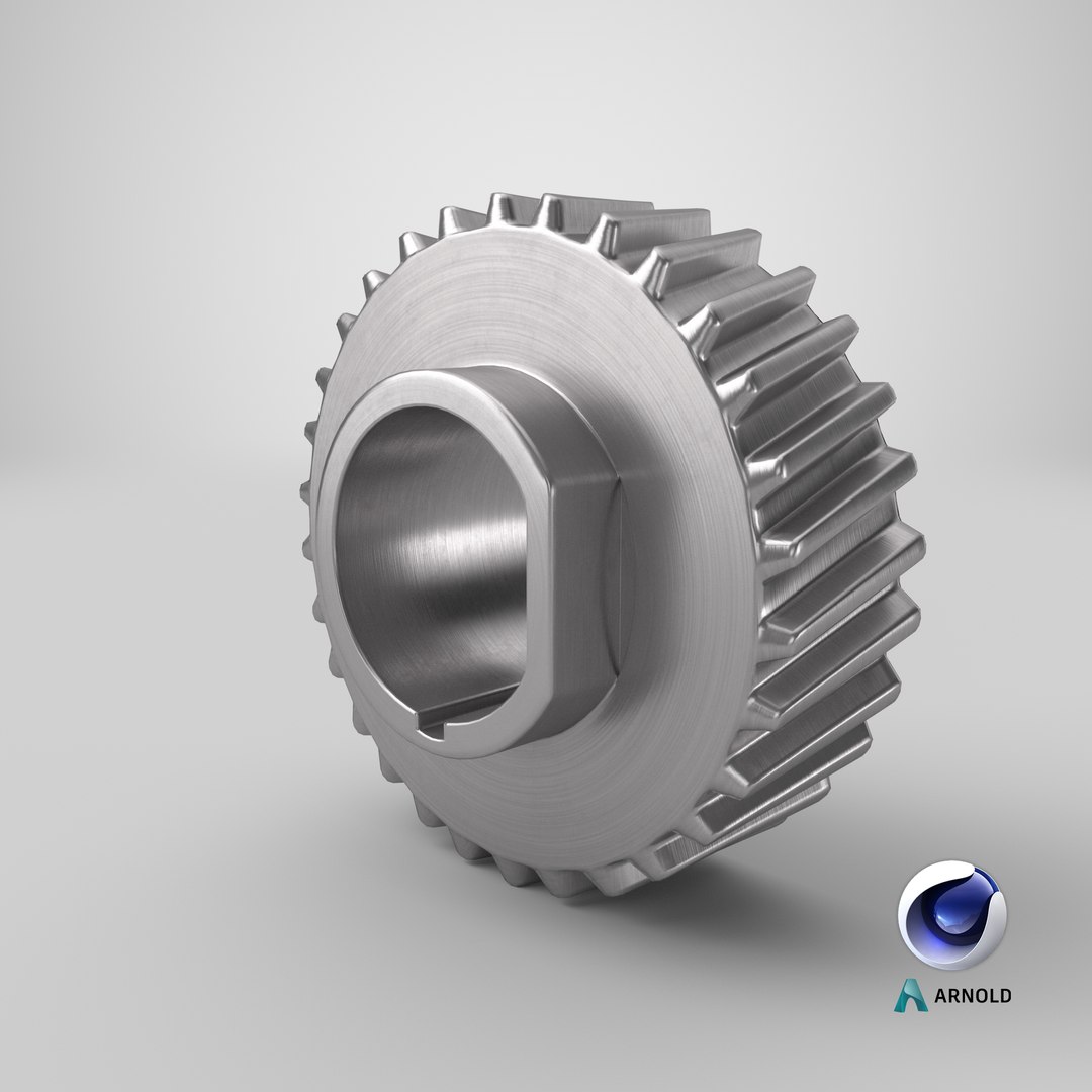 Helical gear 03 3D model - TurboSquid 1402664