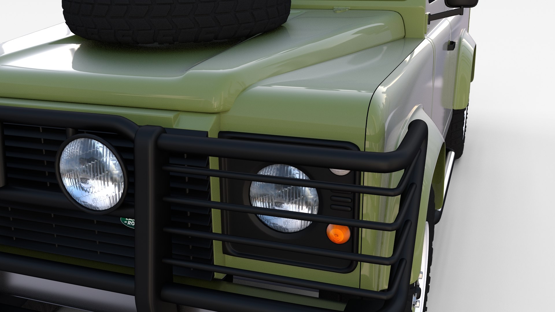 Land Rover Defender 110 3d Model
