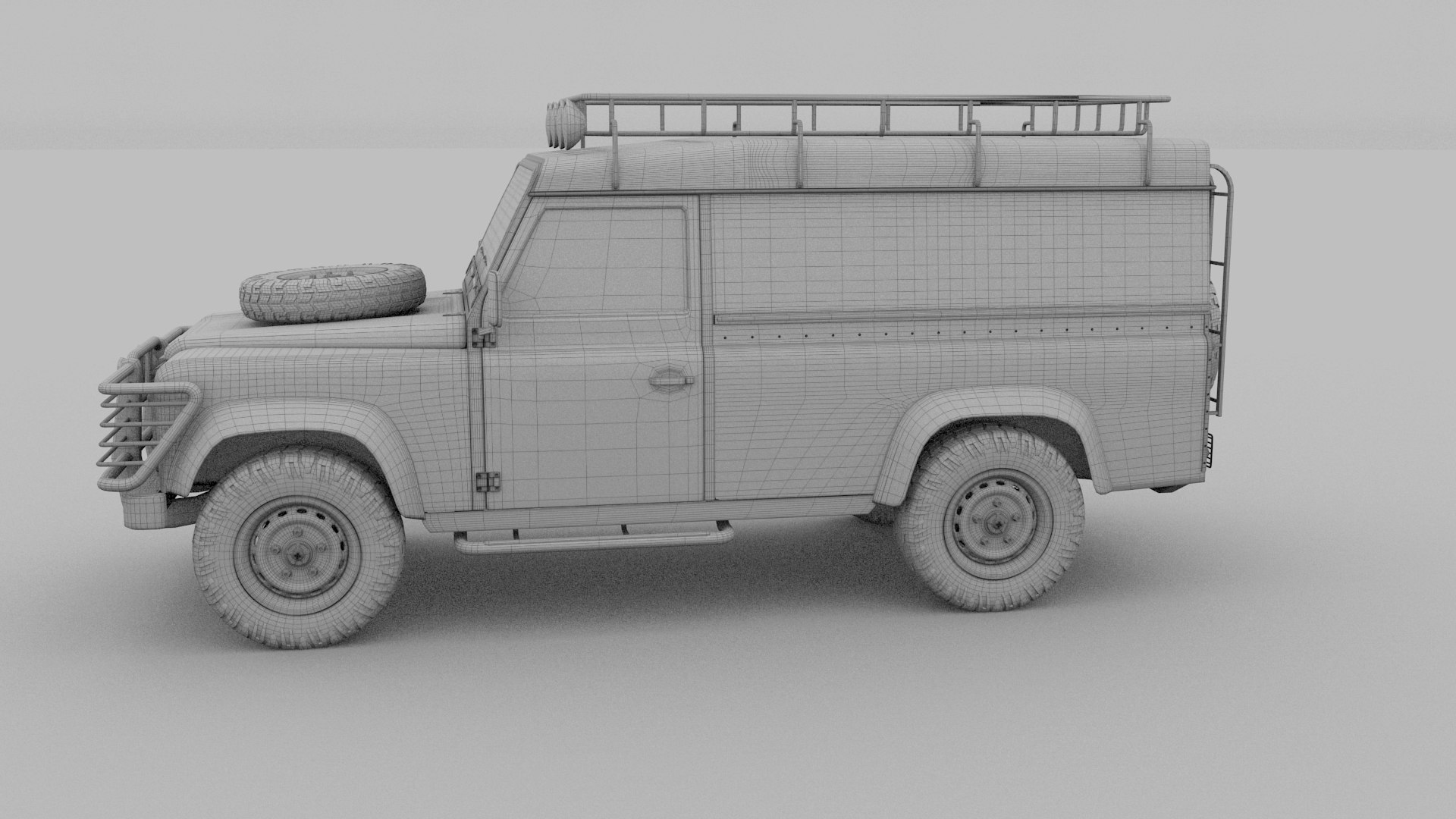 land rover defender 110 3d model