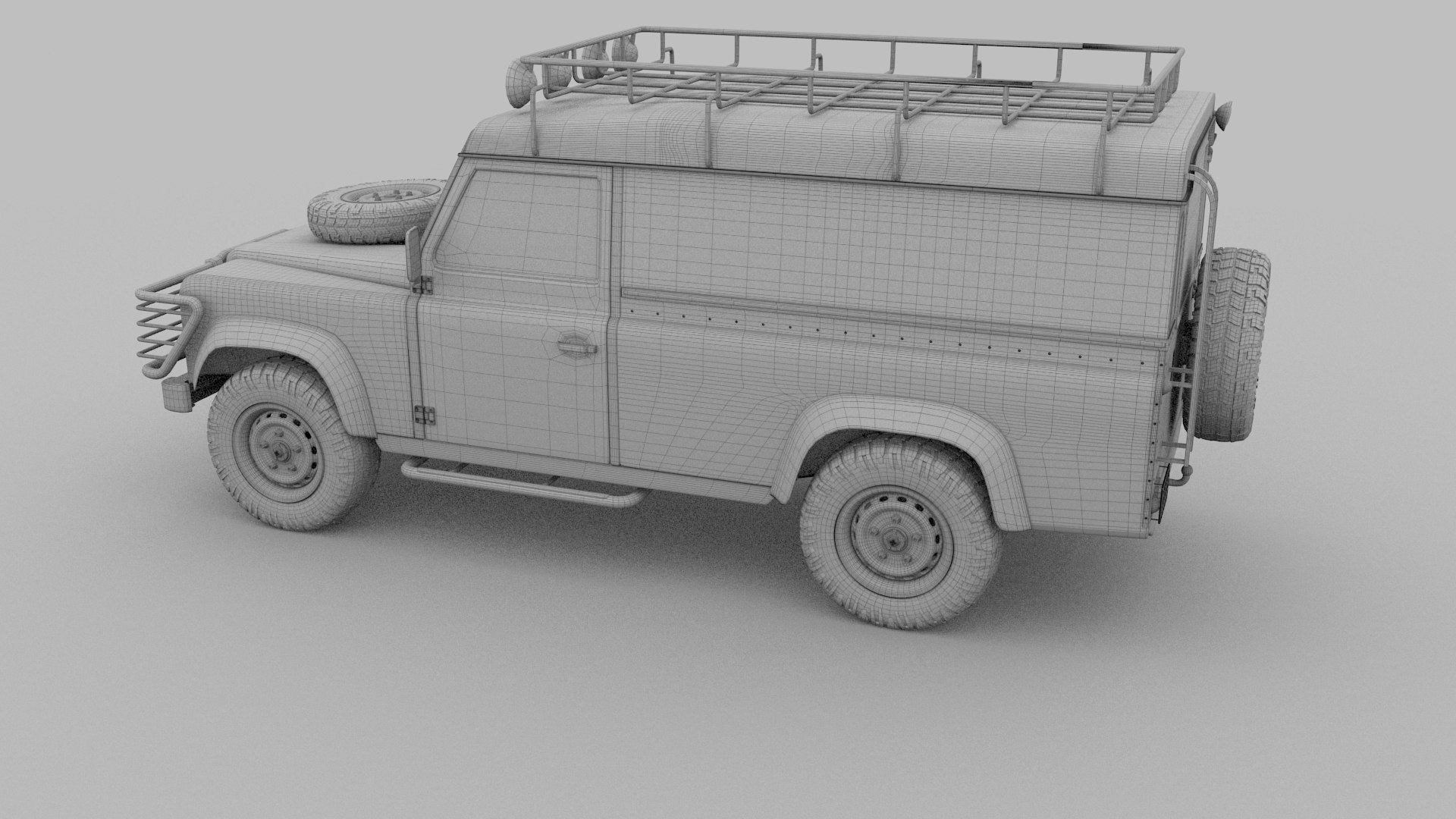 land rover defender 110 3d model