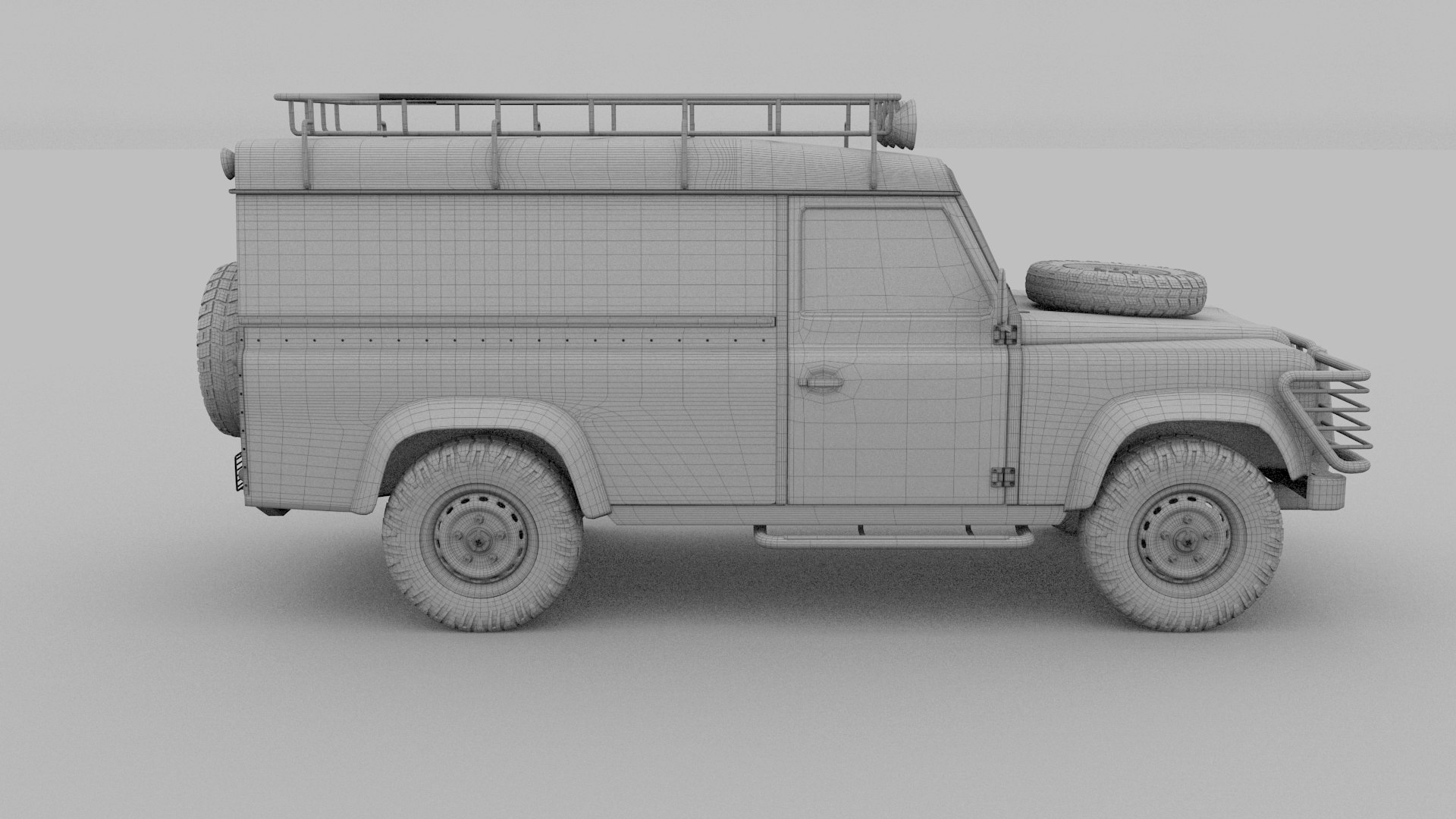 land rover defender 110 3d model