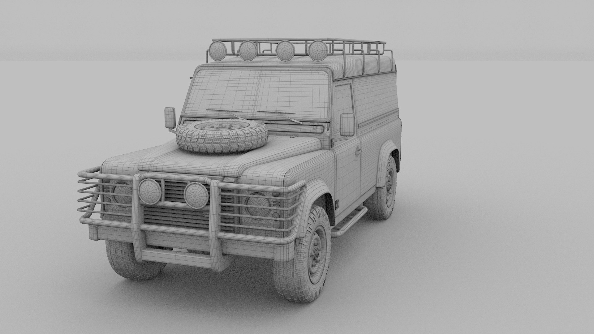 land rover defender 110 3d model