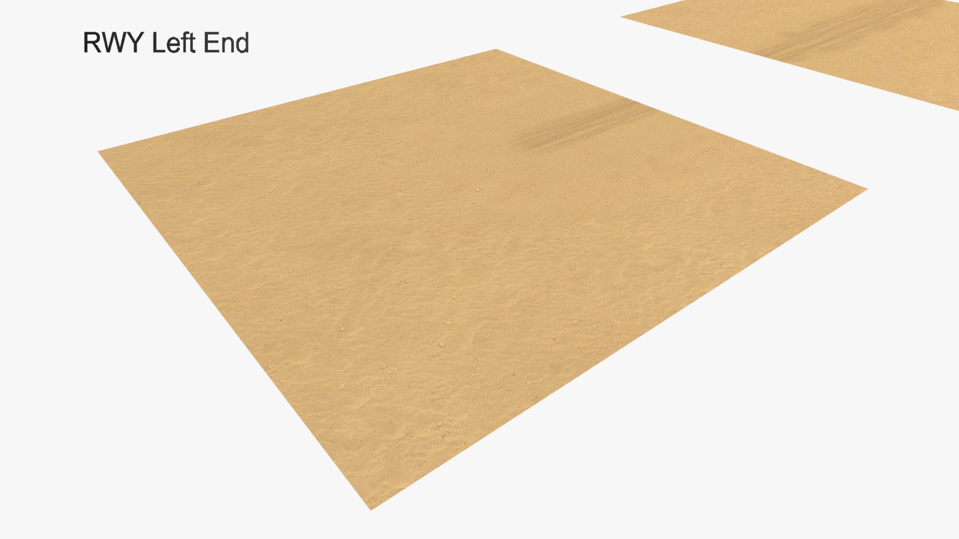 3D Model Old Runway Modules - Sand - TurboSquid 2223885