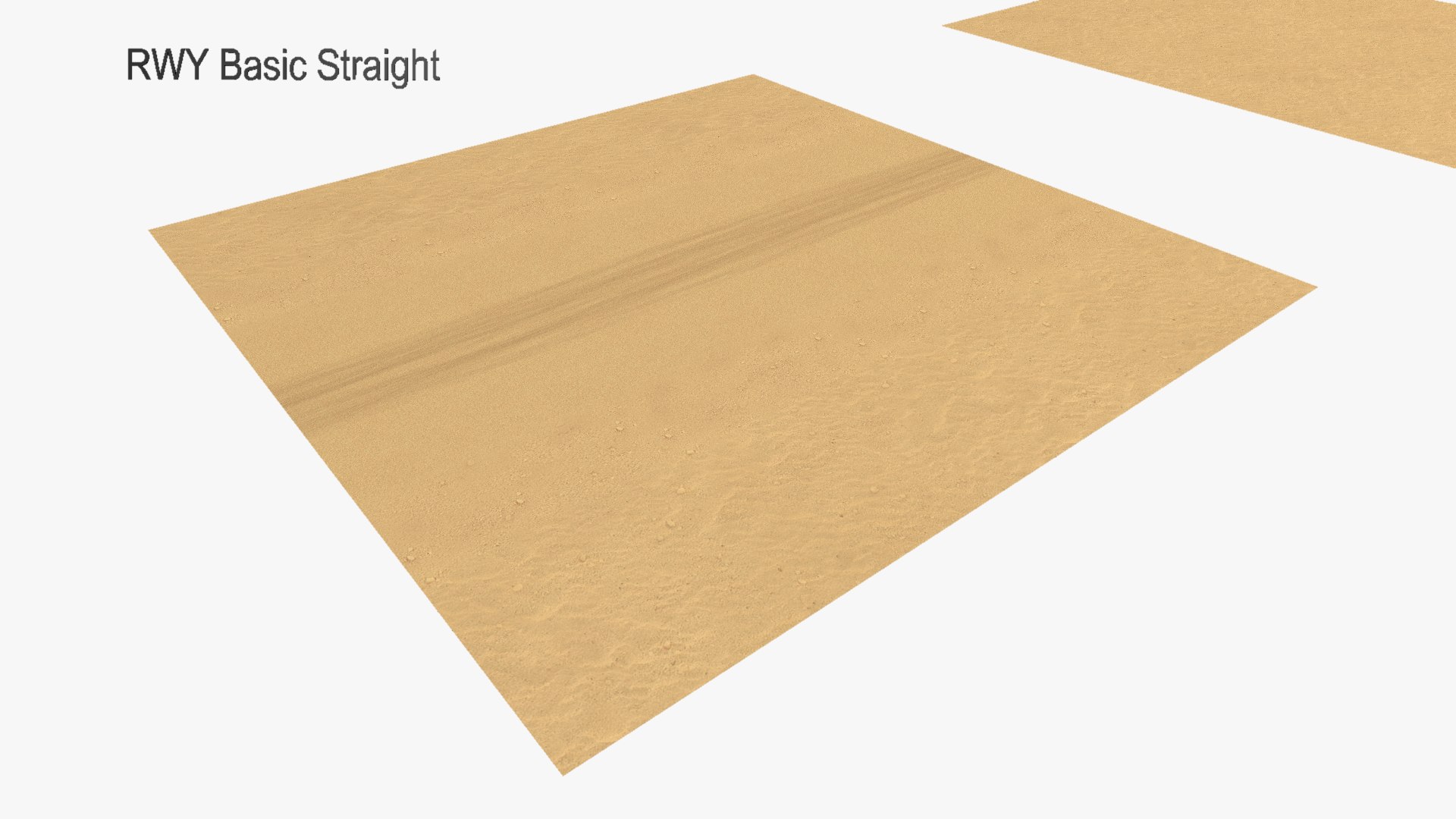 3D Model Old Runway Modules - Sand - TurboSquid 2223885